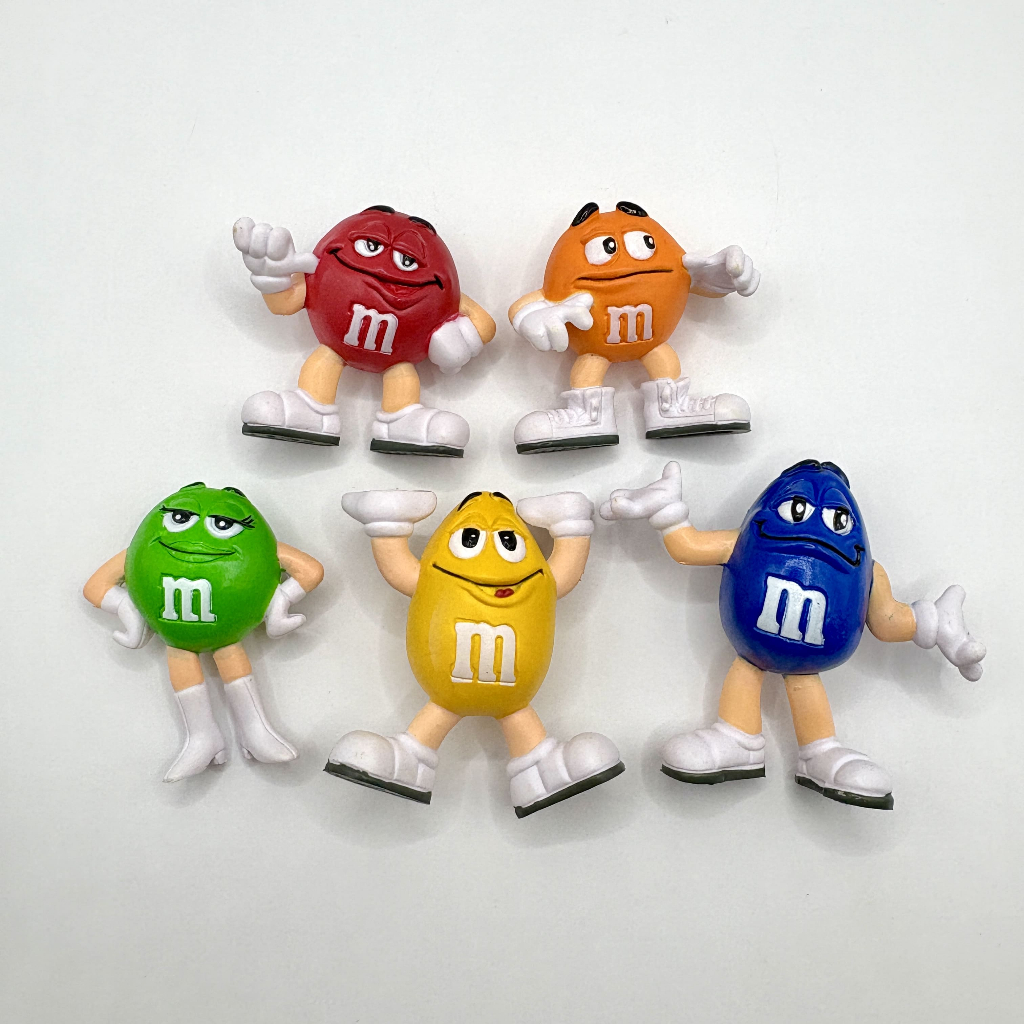 M&M เอ็มแอนด์เอ็ม มินิ ฟิกเกอร์ เซ็ต M&M's Mini Figure 5 Set Candy ...