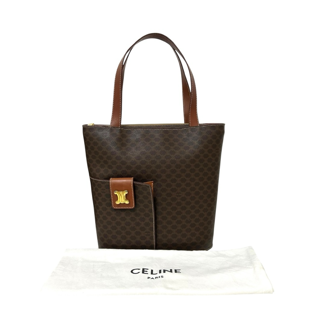 กระเป๋า CELINE VINTAGE MONOGRAM TOTE BAG แท้ | Shopee Thailand