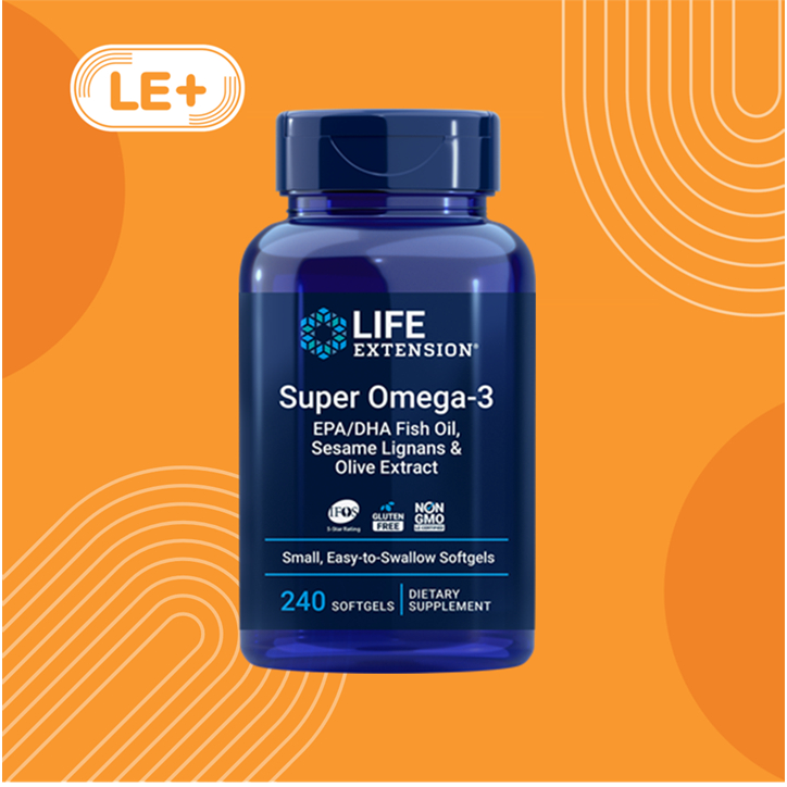 Just In!🔥Ships Now!📦 Life Extension Super Omega-3 EPA/DHA Fish Oil, Sesame Lignans & Olive ...