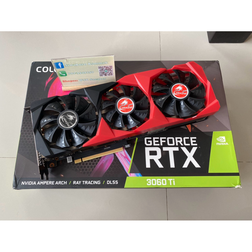 การ์ดจอ VGA Colorful Battle AX GeForce RTX 3060 Ti | Shopee Thailand