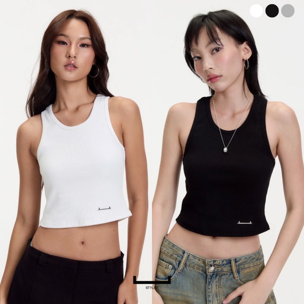 STYLIST - MET Tank 002 เสื้อกล้ามครอป | Shopee Thailand