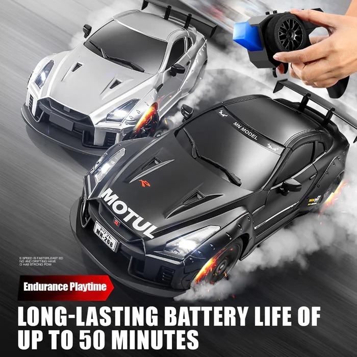 รถดริฟบังคับ GT-R R35 1:16 RC Drift Car MN268 20km/h 2.4GHz | Shopee ...