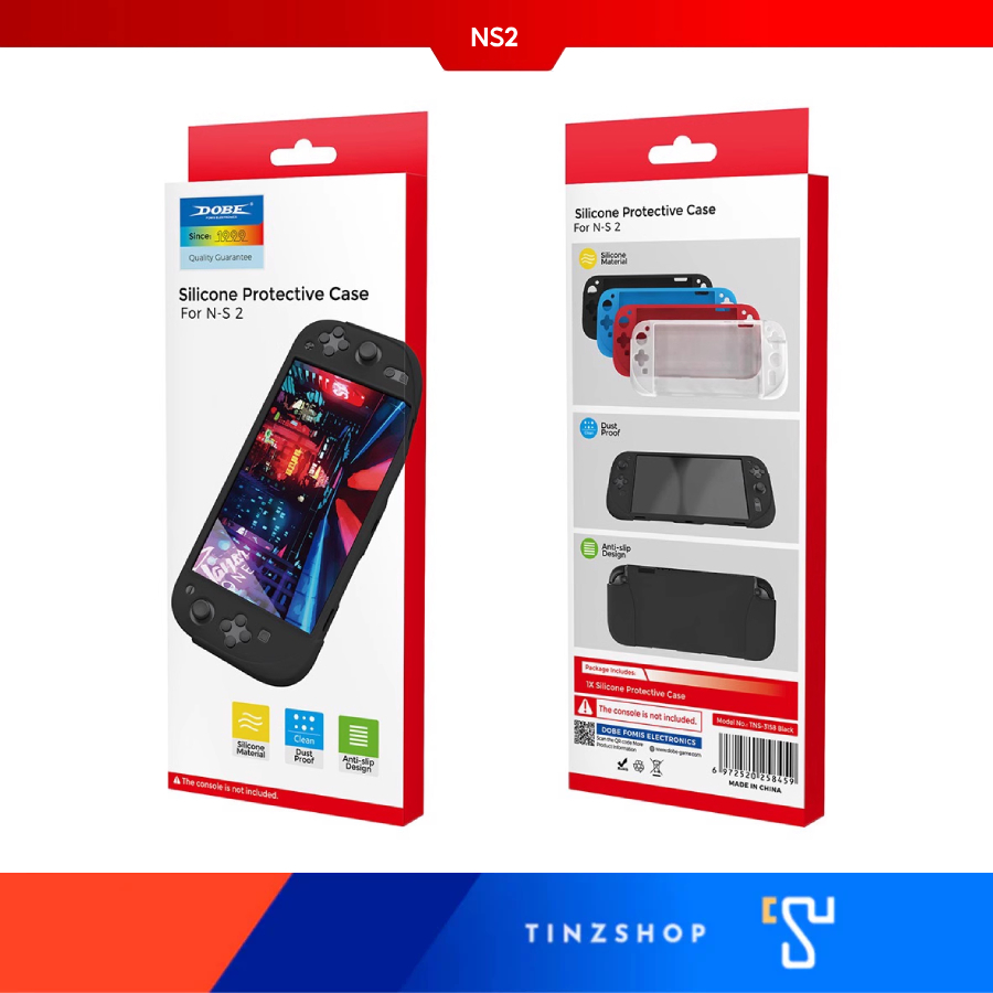[Switch2] Tinzshop Nintendo Switch 2 DOBE TNS-3158 เคสซิลิโคน ปกป้องเครื่อง กันรอย ขอบกระชับ ...
