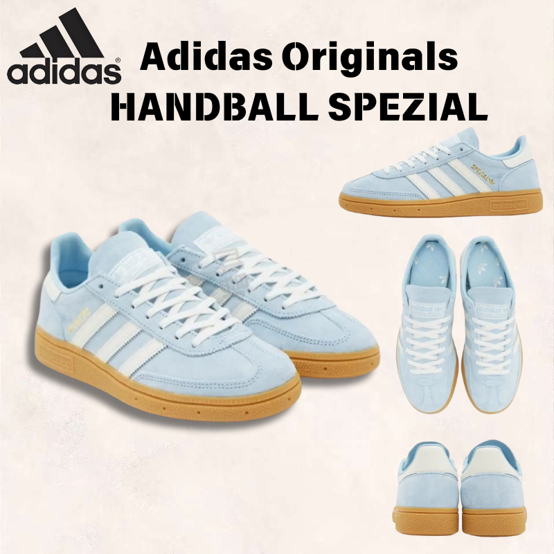 【ของแท้100% 】Adidas Originals HANDBALL SPEZIAL Light Blue รองเท้าผ้าใบ ...