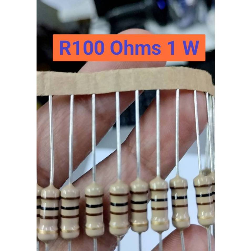 901365 ตัวต้านทาน 100 โอห์ม 1 วัตต์ Resistors 100 Ω 1 W ( จำนวน 5 ตัว ...