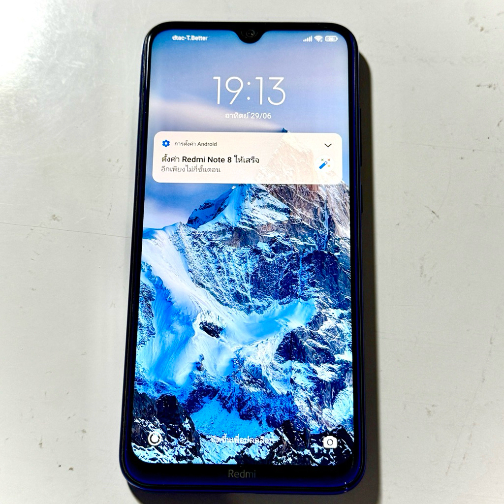 Redmi Note8 (3/32GB) มือสอง พร้อมแถมชุดชาร์จ พร้อมใช้งาน สแกนหน้า นิ้วแม่น | Shopee Thailand