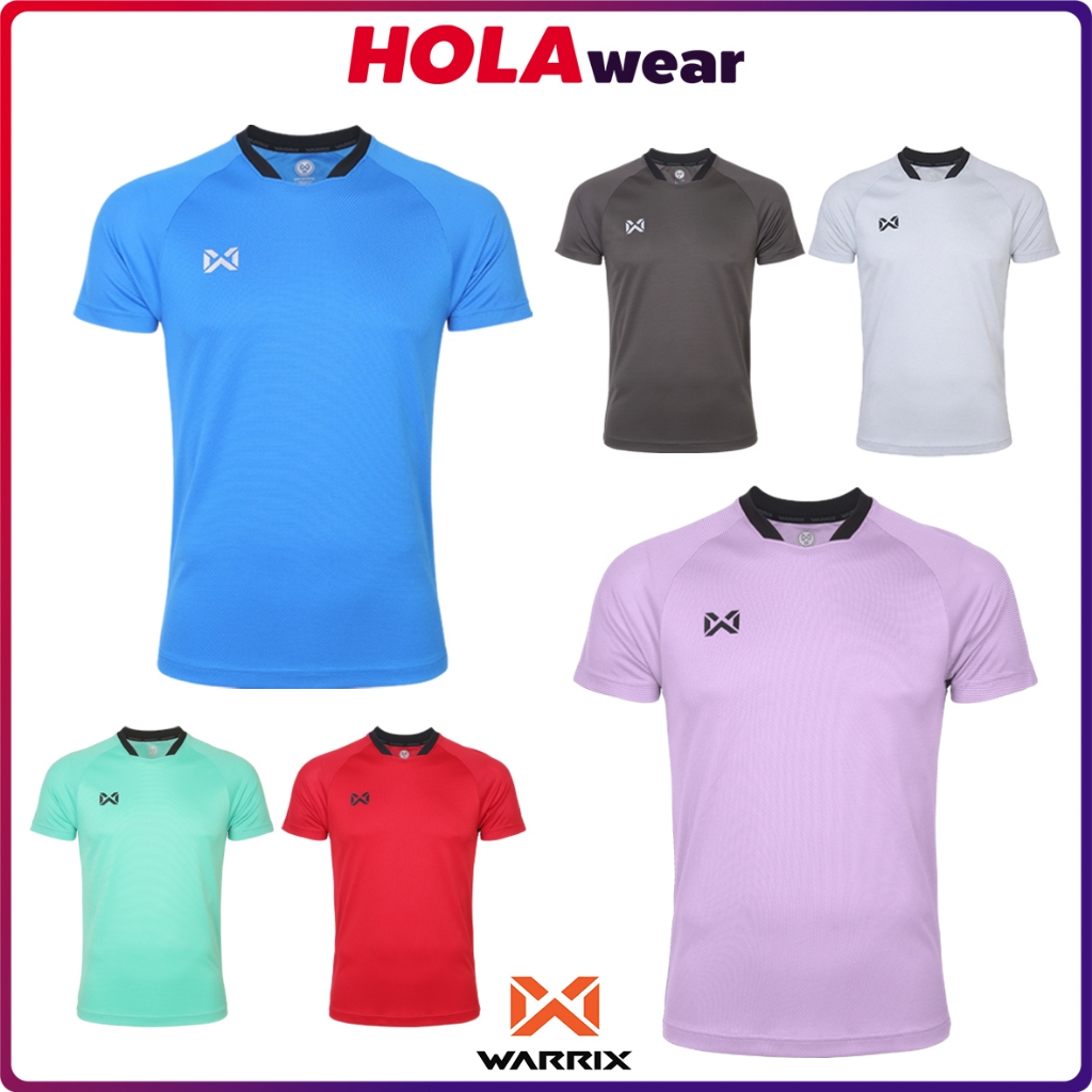 เสื้อฟุตบอล Warrix 222FBACL01 เสื้อกีฬา ไหล่สโลป รุ่น Athletic | Shopee Thailand