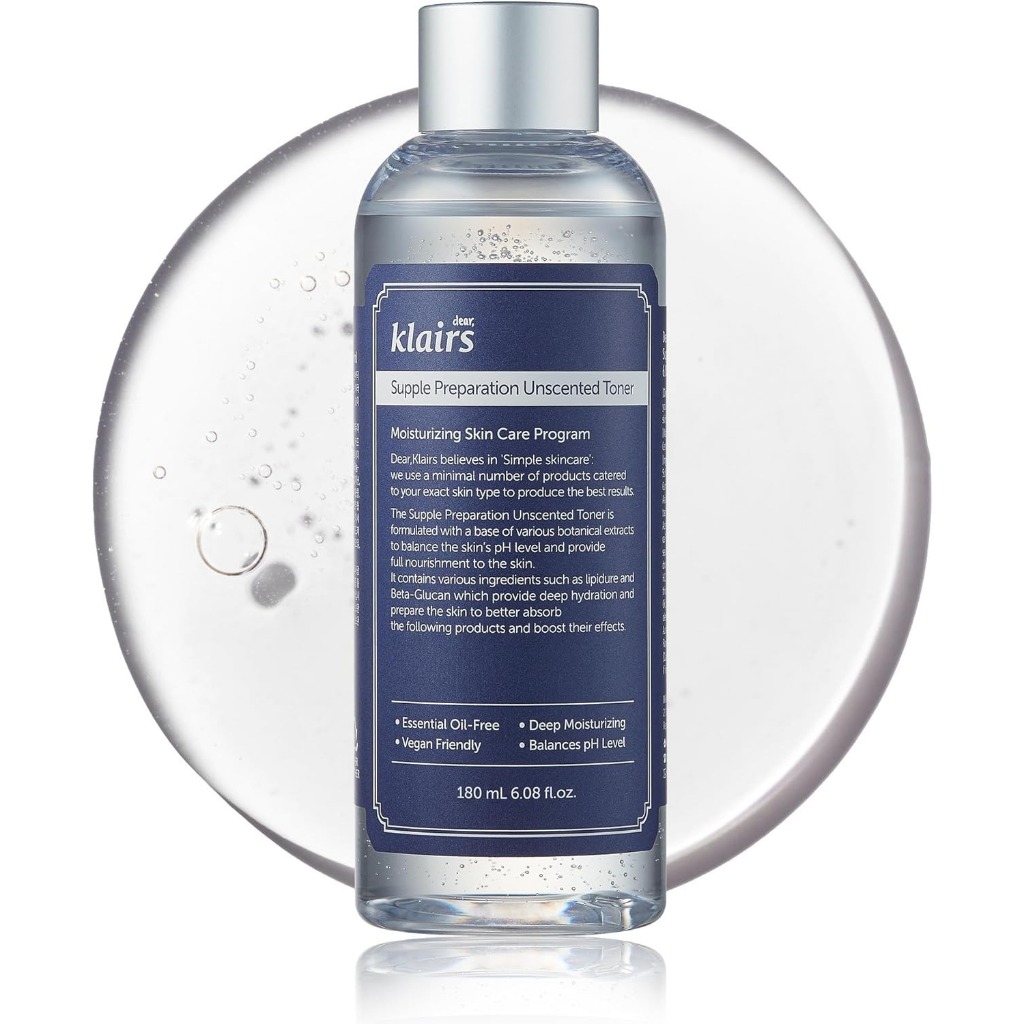 Klair Supple Preparation Unscented Toner เดียร์แคลร์ส ซัพเพิล พรีเพ ...