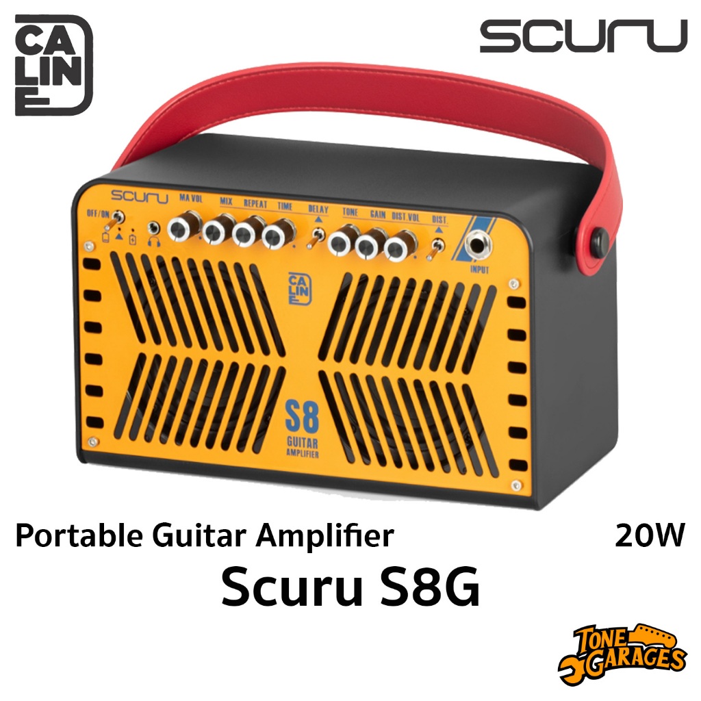 Caline Scuru S8G Portable Guitar Amplifier with Bluetooth แอมป์กีต้าร์ ...
