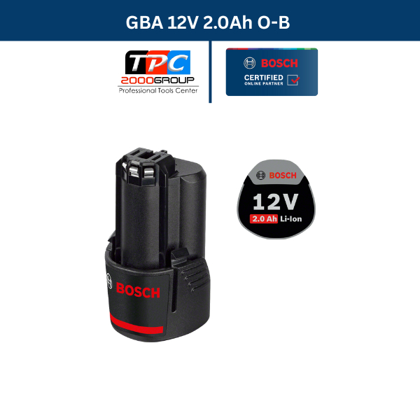 GBA 12V 2.0Ah แบตเตอรี่และเครื่องชาร์จ Bosch Professiona | Shopee Thailand