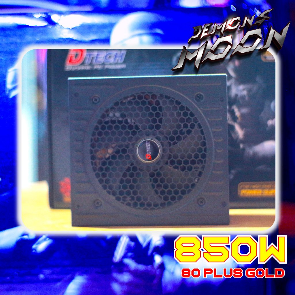 POWER SUPPLY พาวเวอร์ซัพพลาย psu Dtech 850W ( 80 PLUS GOLD ) + ประกัน TCT ถึง 08/2026 | Shopee ...