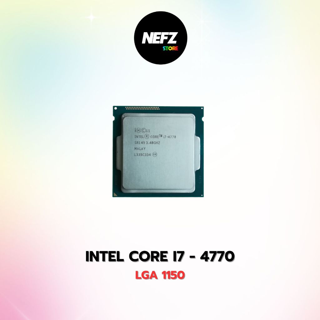 LGA1150 CPU I7-4770 3.4 GHz. Cores: 4 Threads: 8 | Shopee Thailand