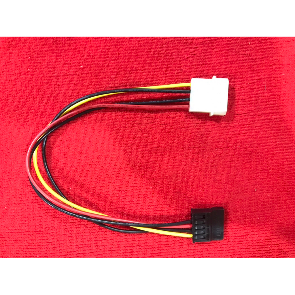 สายเพาเวอร์แปลง SATA Cable Power Sata to Power 4Pin ยาว 28cm ใช้ HDD ...