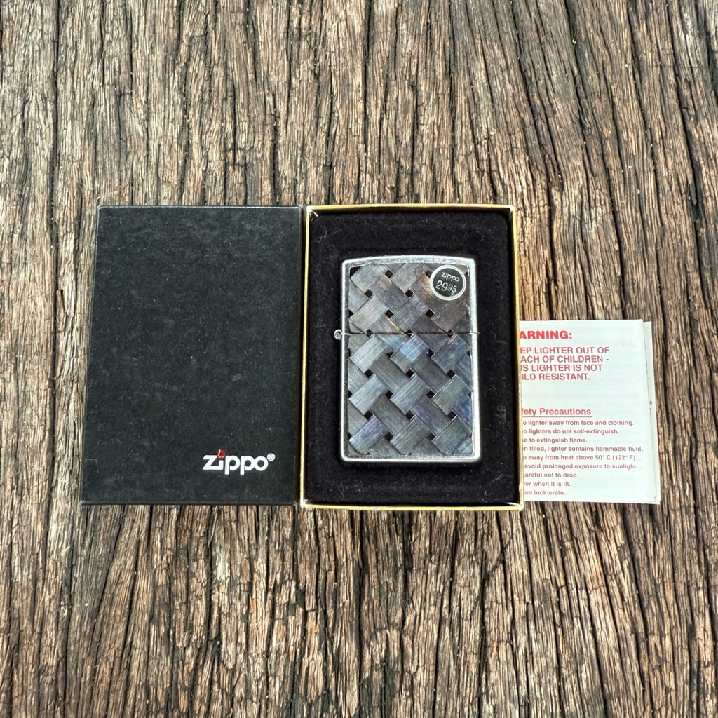 ไฟแช็กซิปโป้รุ่น No. 665 Zippo Midnight Weave ของแท้ | Shopee Thailand