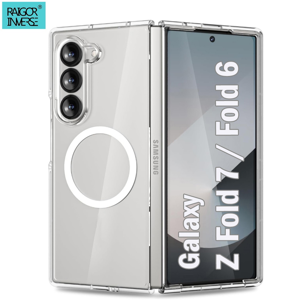 RAIGOR INVERSE เคสชาร์จไร้สาย Samsung Z Fold 7 / Fold 6 / Fold 5 เคสใส ...