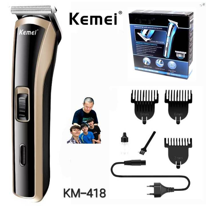 ตัดผม KEMEI KM-418 KM-720 KM-719 ปัตตาเลี่ยนตัดผม ปัตตาเลี่ยนไร้สาย. | Shopee Thailand