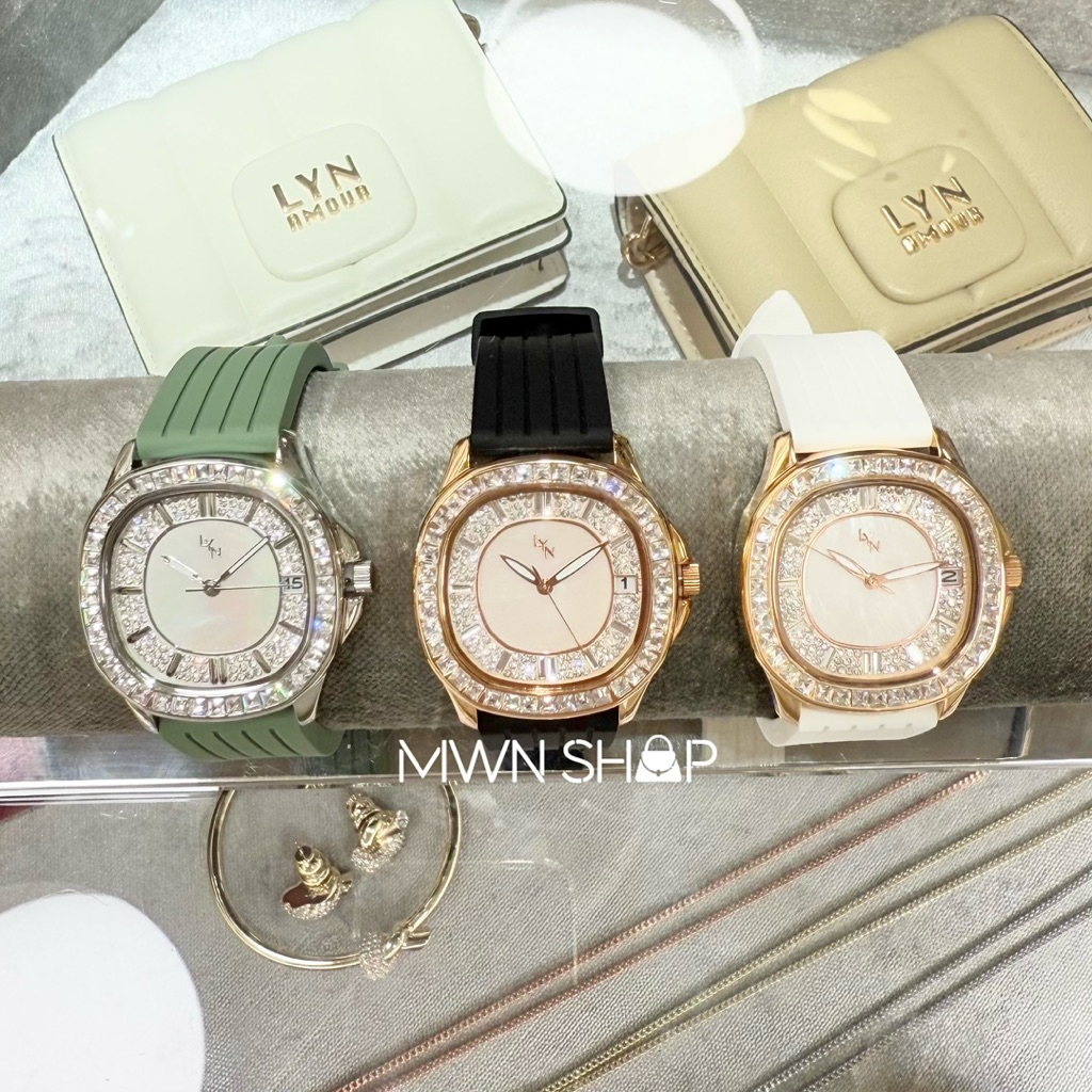 Lyn นาฬิกา มีโค้ดลด30% sylvie นาฬิกา พร้อมกล่อง ของแท้จากชอป | Shopee ...
