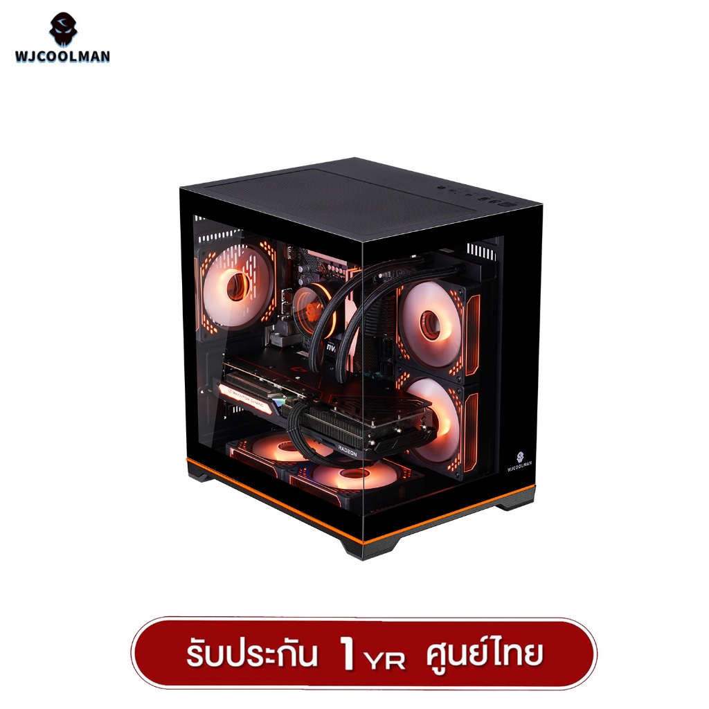 WJCOOLMAN เคสคอมพิวเเตอร์ (No FAN) (AIO240) NightDancer Mini RGB MATX ...