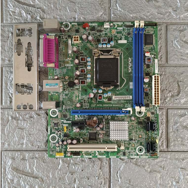 ⚡️เมนบอร์ด Intel® Desktop Board DH61WW Classic Series LGA 1155 มีฝาหลัง ...