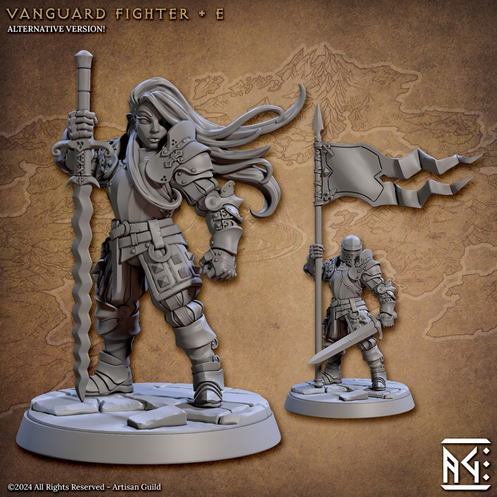 Vanguard Fighter E - Vanguard Fighters Guild - Humanoid Human / 32mm ...