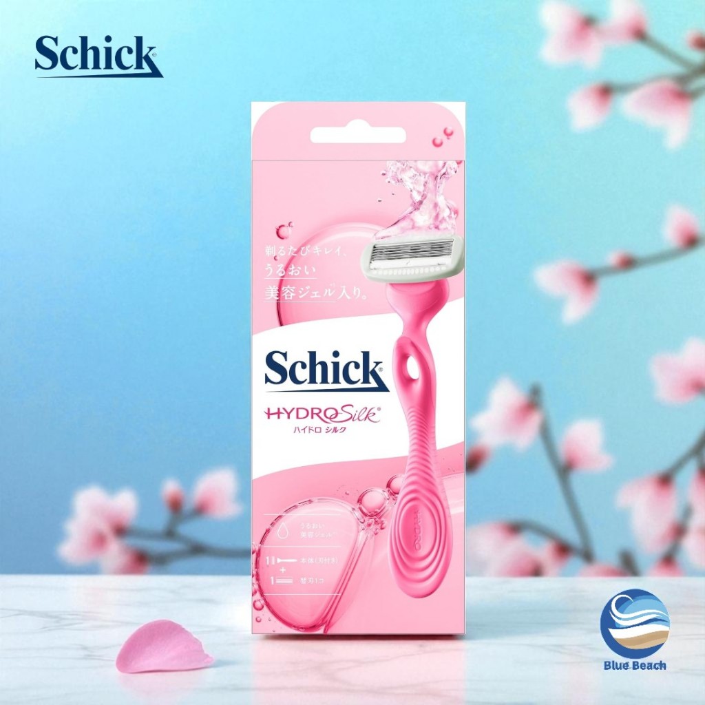Schick Hydro Silk Razor/มอยส์เจอไรเซอร์5ใบมีด/ผิวนุ่มชุ่มชื้น/ผ่านการ ...