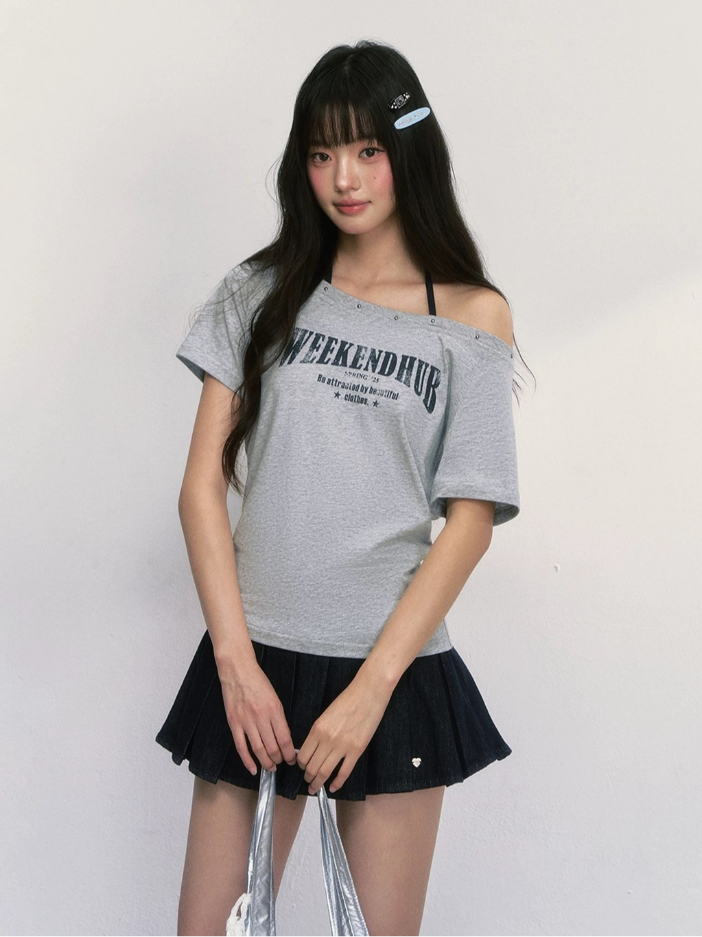 gurls.girl | weekendhub rope grey top | Shopee Thailand