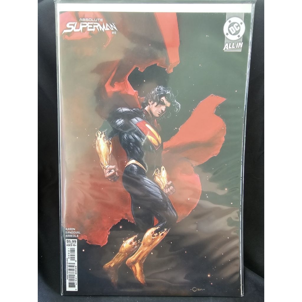 Absolute Superman #8 ปก Variant โดย Clayton Crain | Shopee Thailand