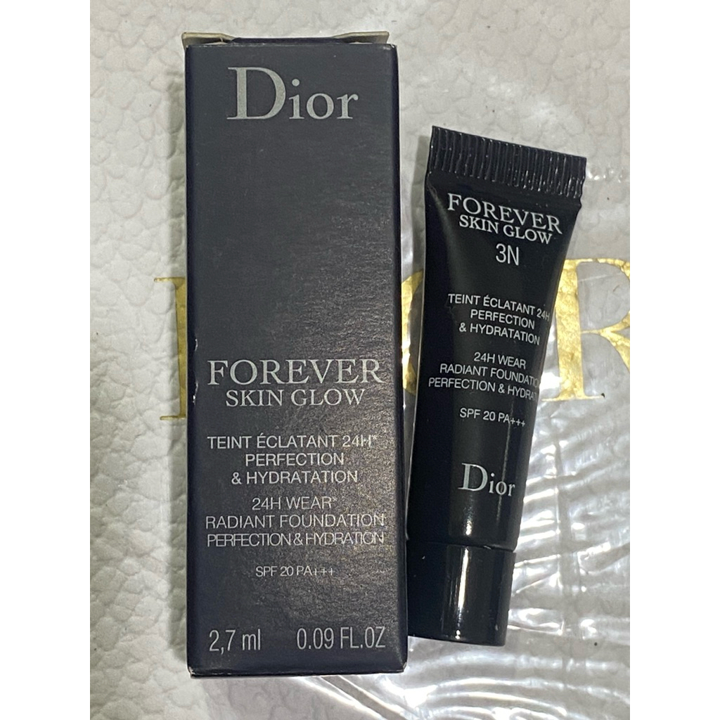 Dior Forever Skin Glow 24h Hydrating Radiant Foundation 2.7 ml สี 1N&3N | Shopee Thailand