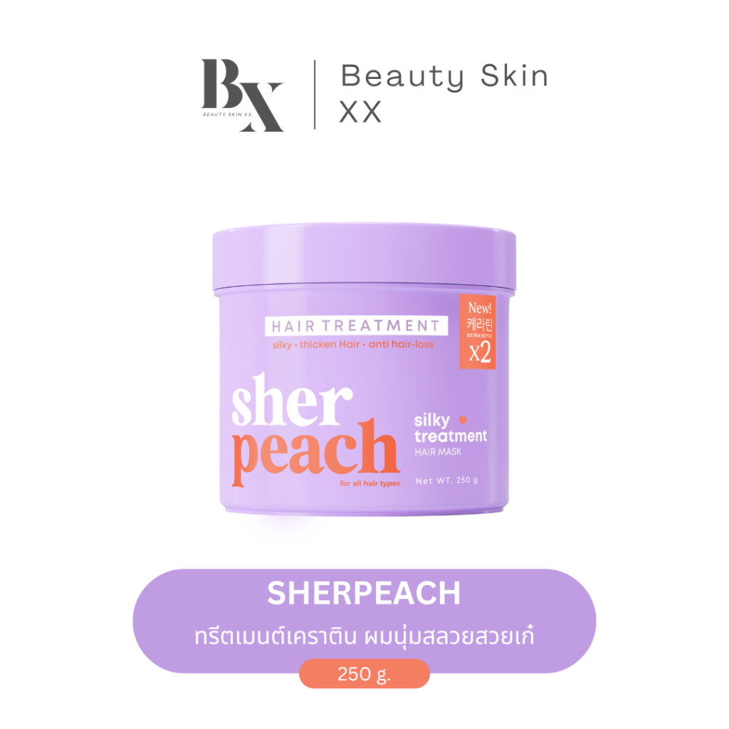 ลด 50% ในไลฟ์ พร้อมส่ง ️เคราตินพีช KERATIN SHERPEACH ทรีทเม้นต์บำรุงผม เคราติน ยาวไว ลดผมร่วง ...