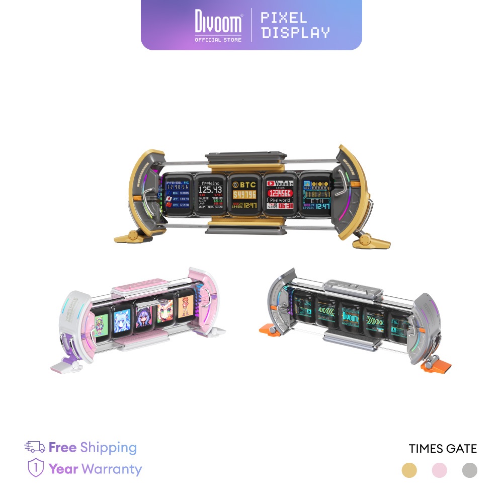Divoom Times Gate - ตกแต่งโต๊ะคอม | Shopee Thailand