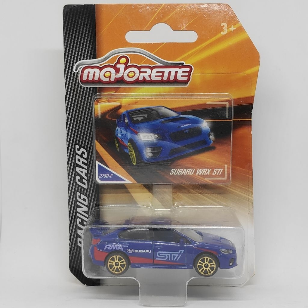 Majorette SUBARU WRX STI สีน้ำเงิน ลาย STI RMA [ Racing Car ] พร้อม ...