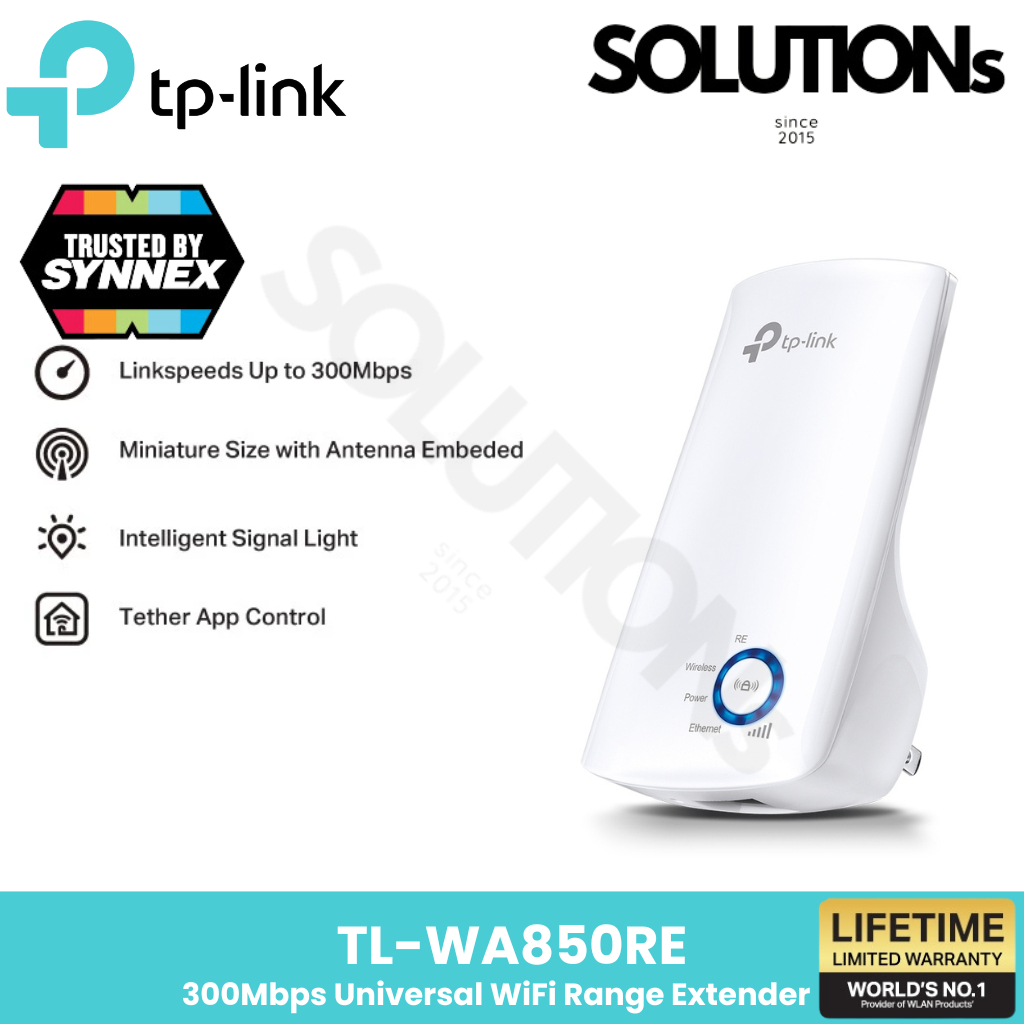 TP-Link TL-WA850RE 300Mbps Repeater ตัวขยายสัญญาณ WiFi (Universal WiFi ...
