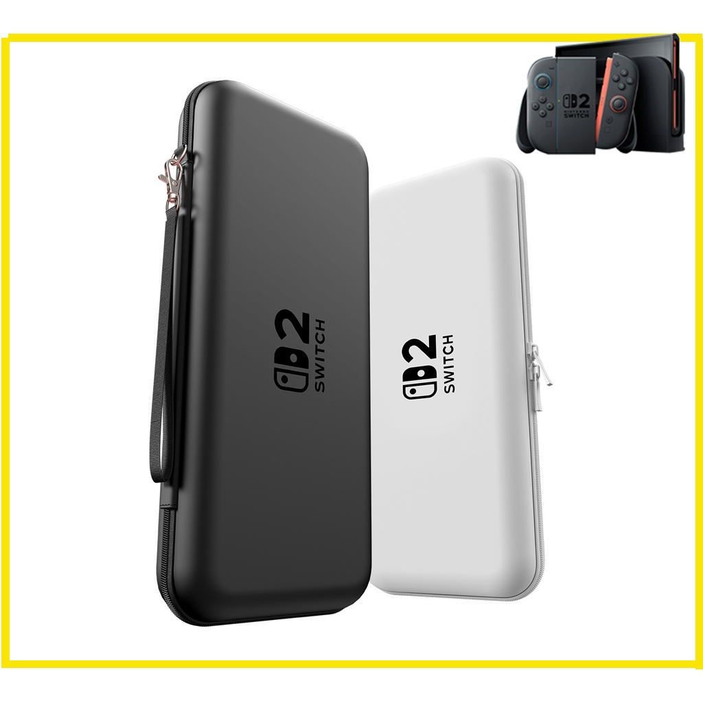 Nintendo Switch 2 กระเป๋า logo กระเป๋าเก็บเครื่องเล่นเกม Switch2 รุ่น กระเป๋า EVA แข็ง กล่องเก็บ ...