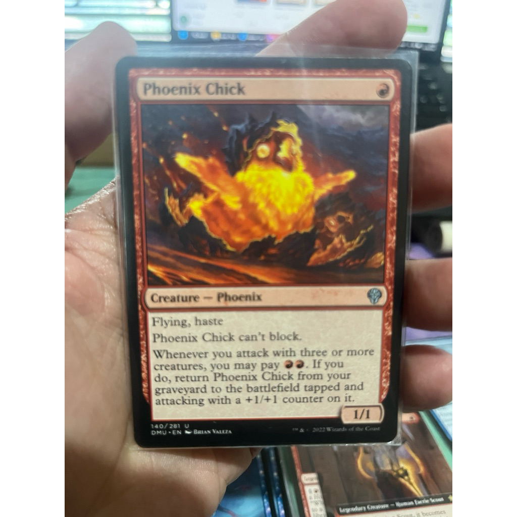 การ์ด MTG Phoenix Chick Red Magic the gathering EDH รุ่น DMU สภาพ Ex-Nm ...