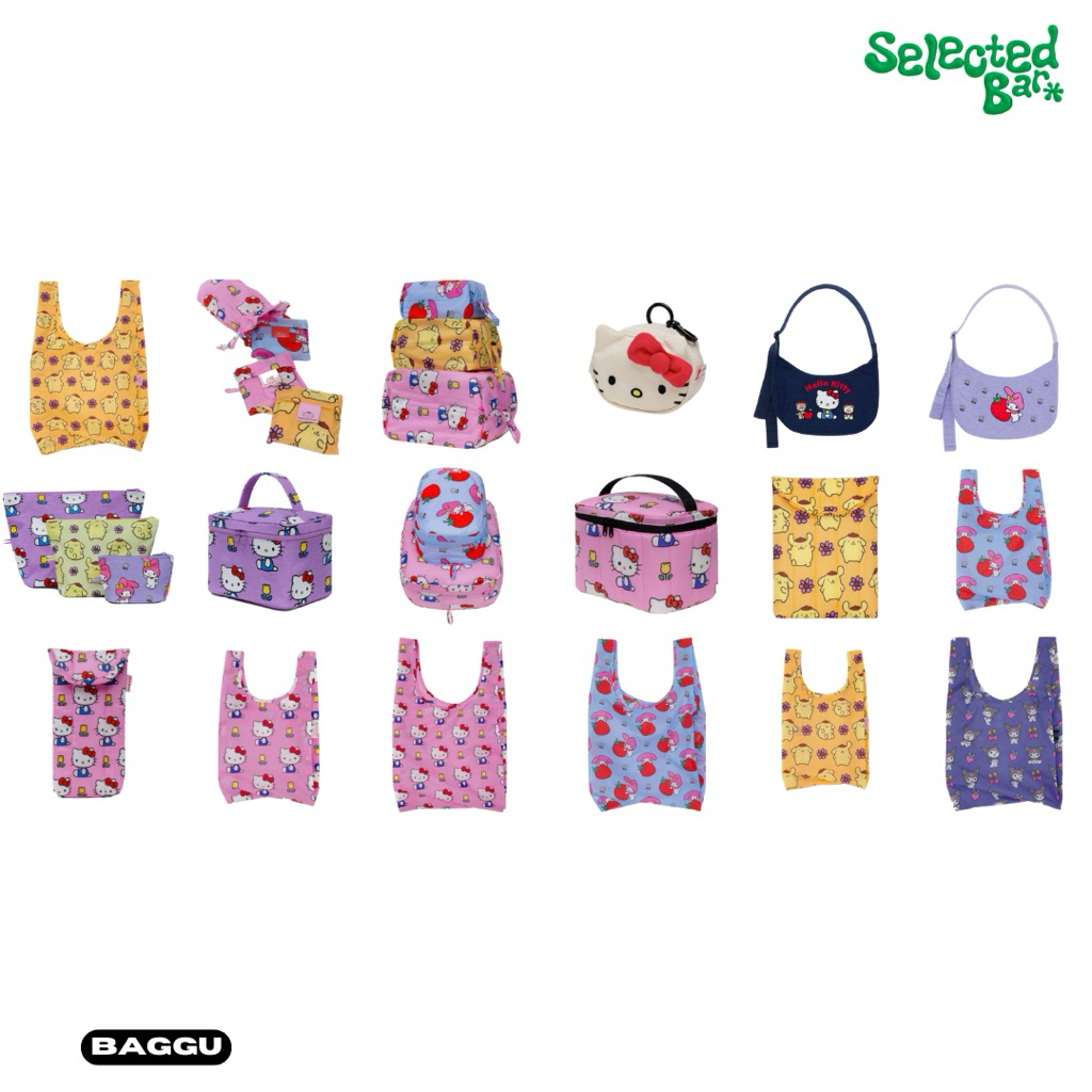 [พรีออเดอร์][ของแท้100%] ถุงผ้า baggu คอล sanrio | Shopee Thailand