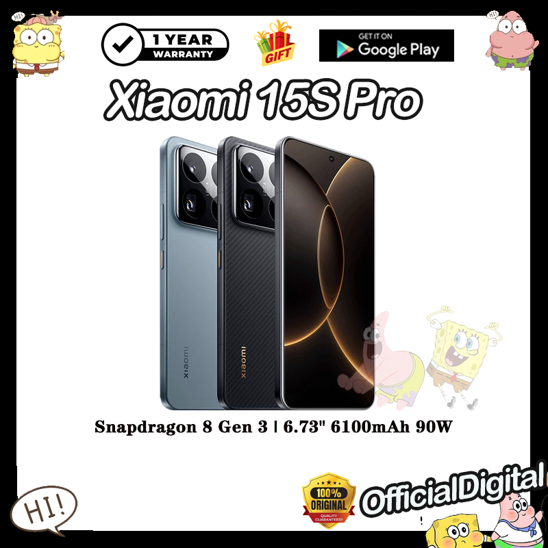 Xiaomi 15S Pro Xring O1 HyperOS 2 6.73 inches LTPO AMOLED 6100mAh 90W | สนับสนุน Google & ไม่มี ...