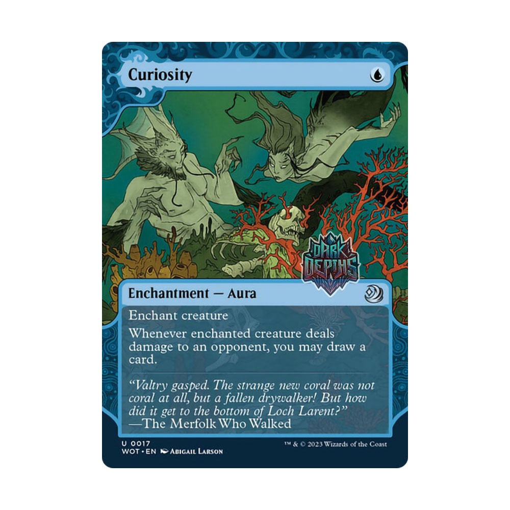 [MTG] Curiosity (#017) [WOT] [BLUE] [AURA] [U] - Magic the Gathering ...
