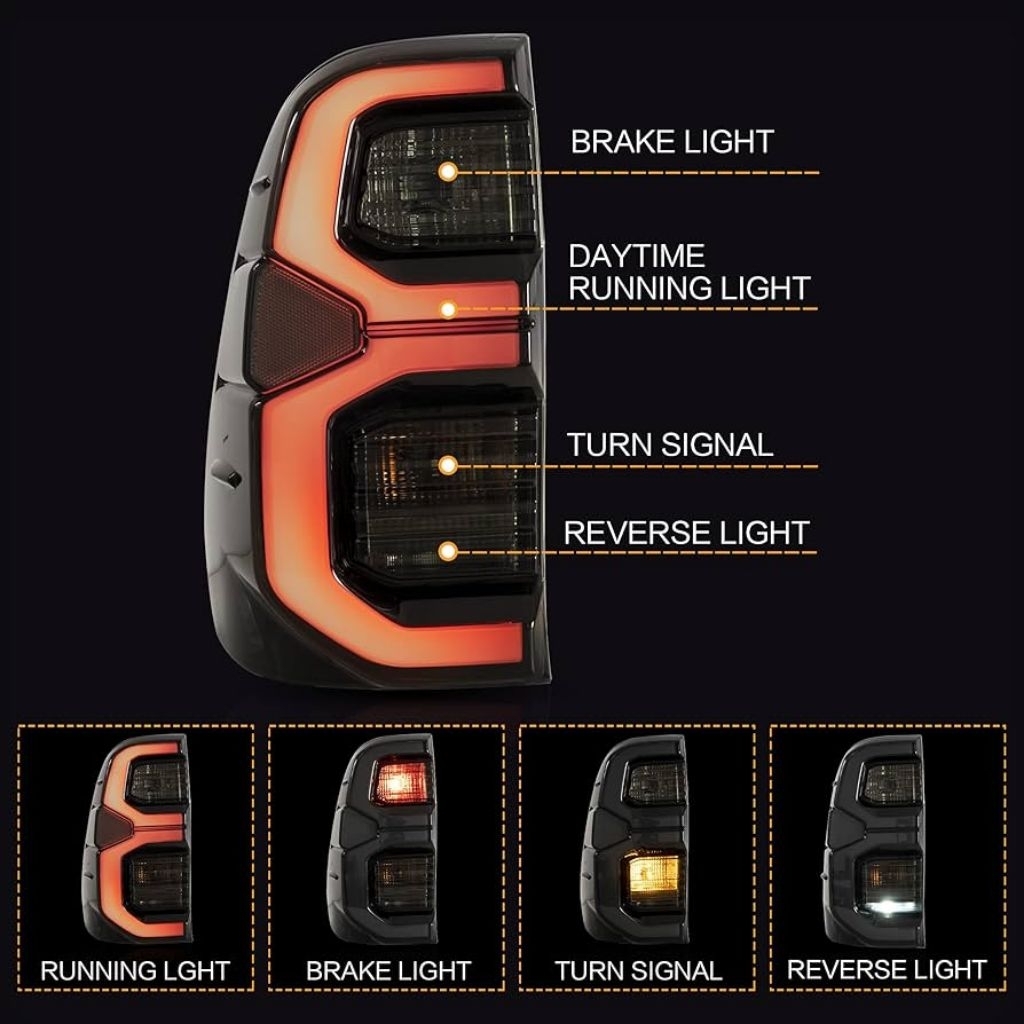 ไฟท้าย REVO LED SMOKE V-LAND | Shopee Thailand