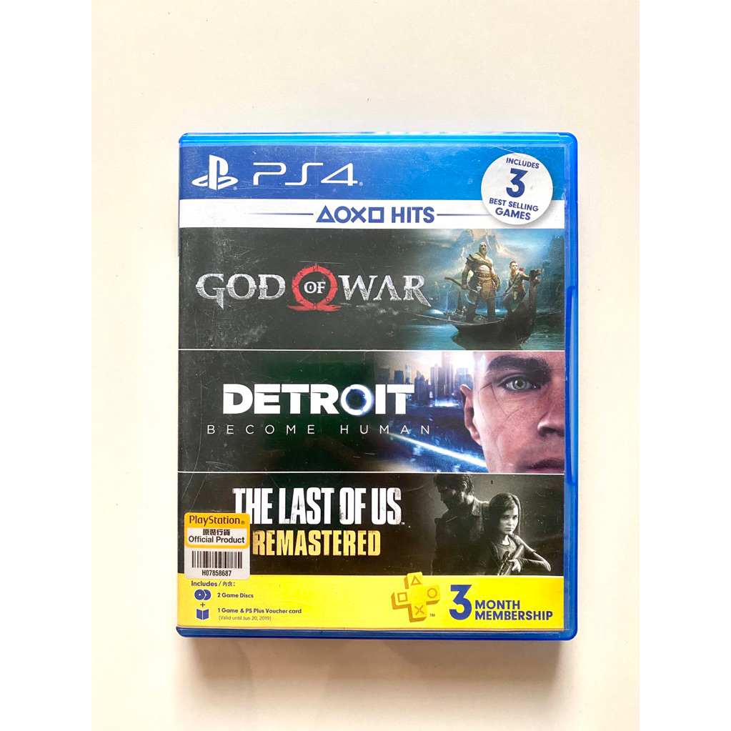 แผ่นเกมส์ Ps4 God of war 4 และ Detroit มี 2 แผ่น แผ่นเกมส์ สภาพใหม่ ...
