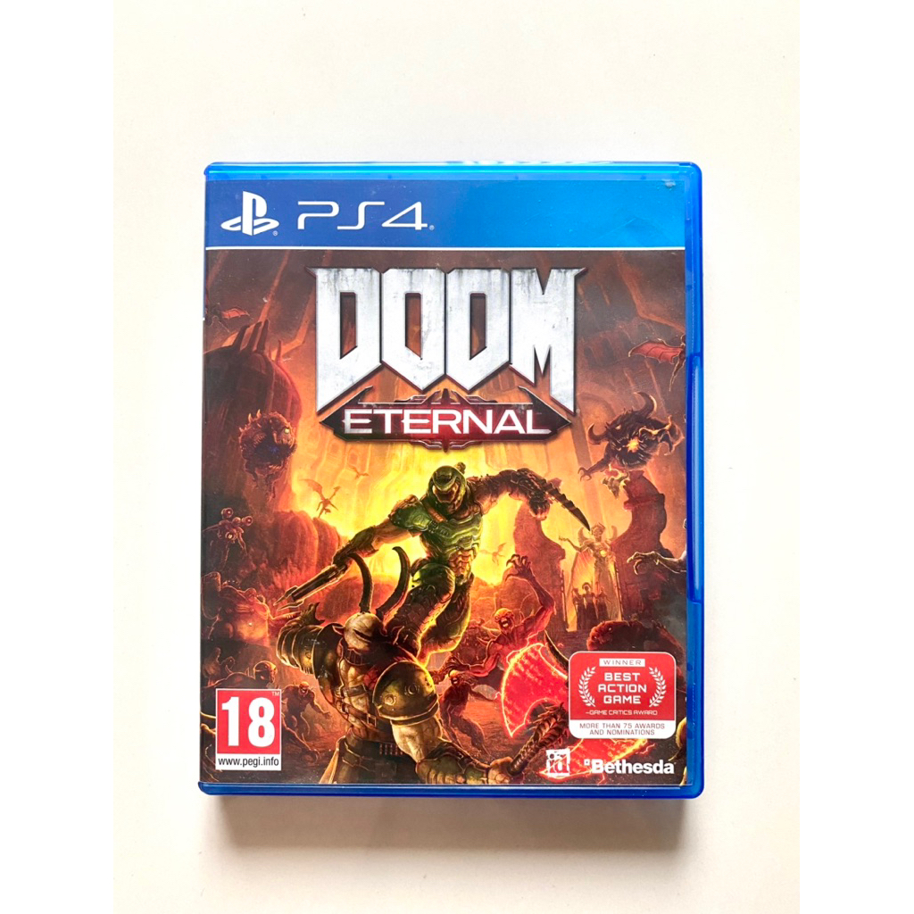 แผ่นเกมส์ PS4 PlayStation 4 DOOM ETERNAL แผ่นเกมส์ สภาพใหม่เอี่ยม ของ ...