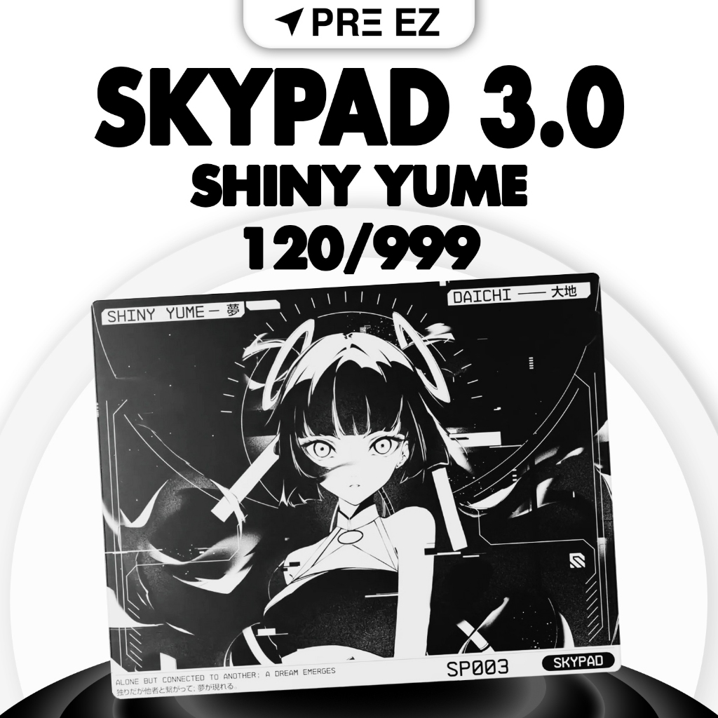 ของแท้ | แผ่นรองเมาส์กระจก SKYPAD 3.0 Shiny Yume No.120 | Shopee Thailand