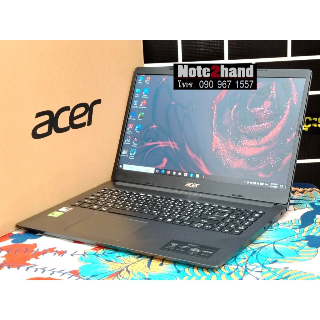 โน๊ตบุ๊คมือสอง ACER CPU AMD A4-9120e จอ15.6”HD แรม4+NVMe128+HDD1TB ...