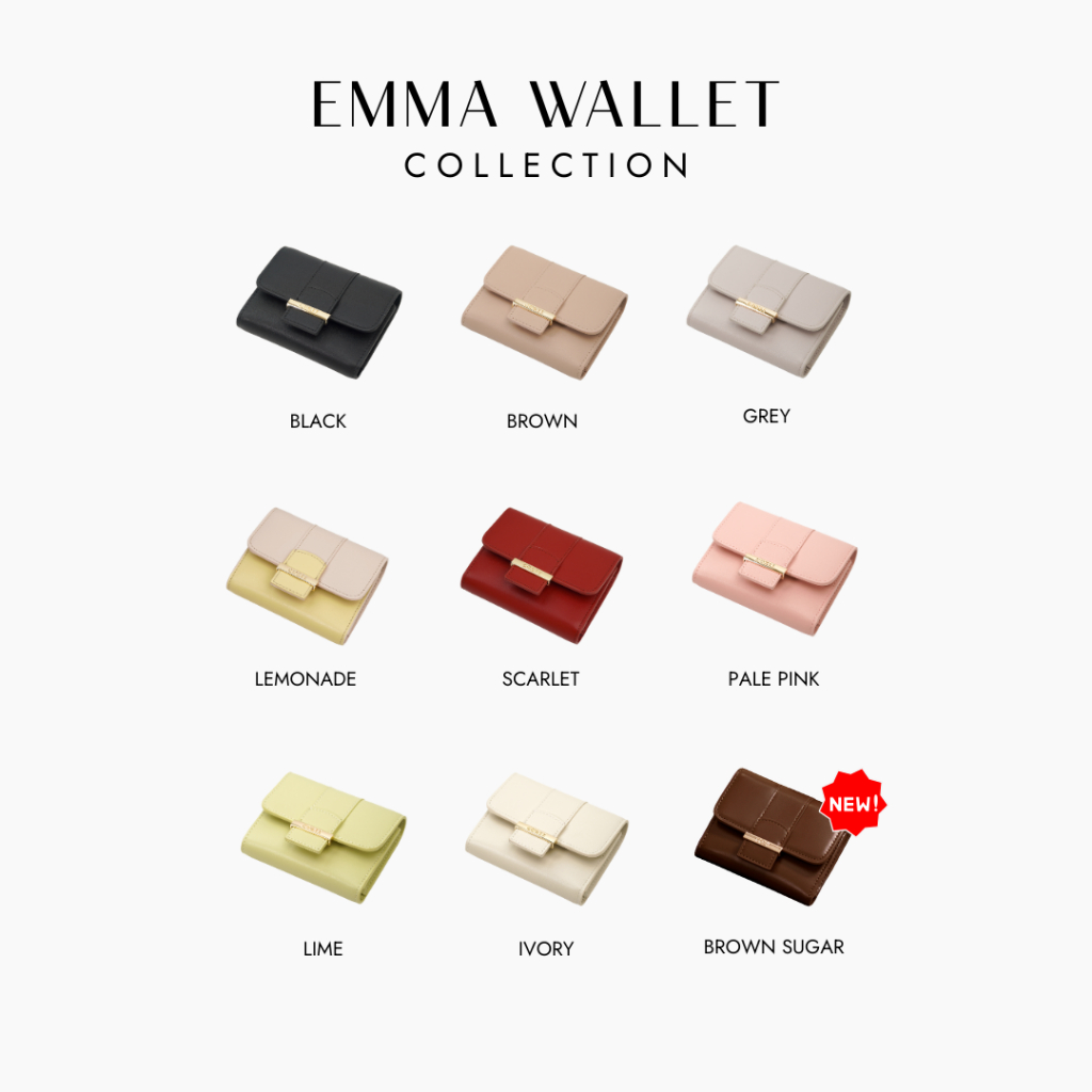 COZII : กระเป๋าสตางค์ EMMA Wallet (9สี) | Shopee Thailand
