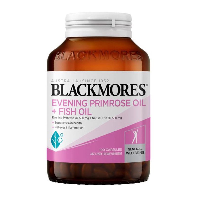 Blackmores Evening Primrose Oil + Fish Oil 100 Capsules | Shopee Thailand