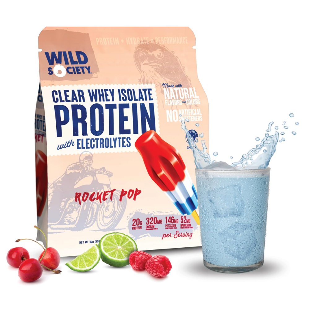 (พรีออเดอร์)WILD SOCIETY - Premium Clear Whey Protein + Electrolytes ...