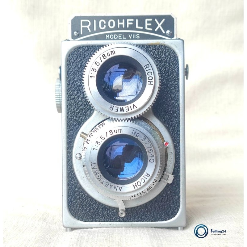กล้องฟิล์ม TLR ยี่ห้อ RICOHFLEX Model VIIS ANASTIGMAT 8cm F3.5 TLR ...