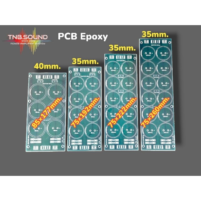 PCB ขนานคาปาซิสเตอร์ รุ่น PS-C6, C8,C10,C12 (PCB ชนิด Epoxy) แข็งแรงทนทาน | Shopee Thailand