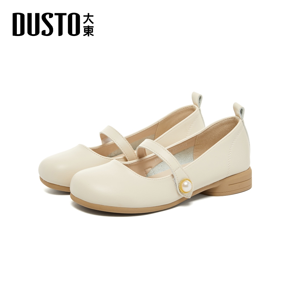 DUSTO รองเท้าแมรี่เจน ส้นเตี้ย สีละมุน ฤดูกาล2025 รุ่นพิเศษดีเทลทันสมัย ...
