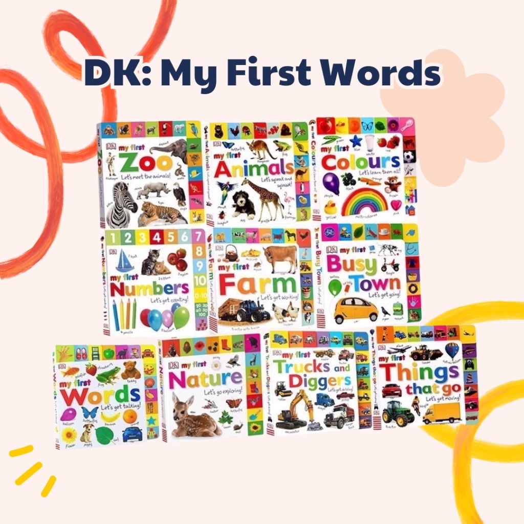 หนังสือ DK My First Words (แยกเล่ม) เติมคำศัพท์ เสริมพัฒนาการ ภาษาอังกฤษ บอร์ดบุ๊ค baby | Shopee ...