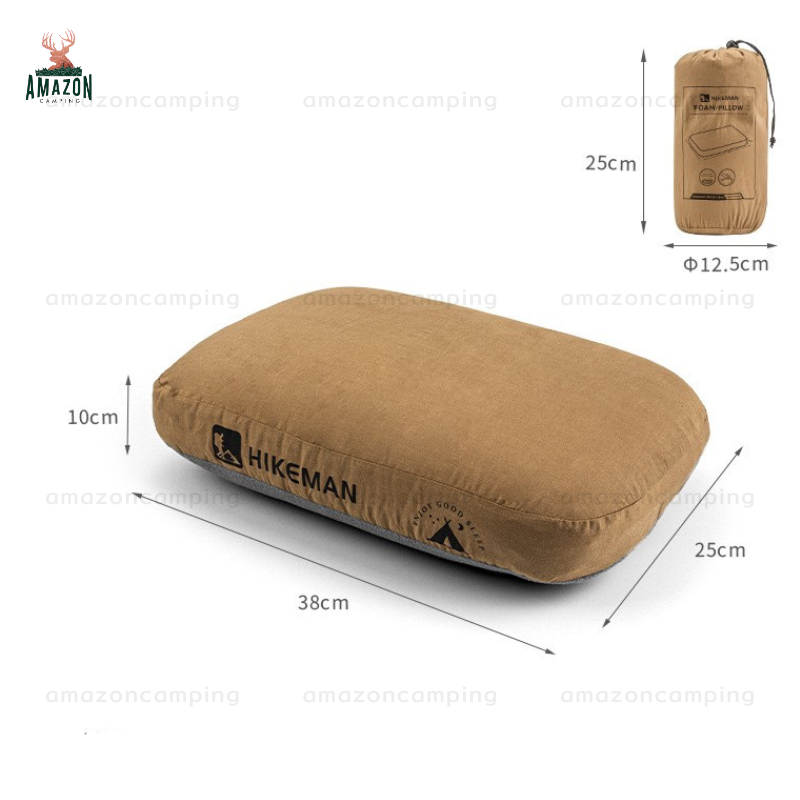 HIKEMAN หมอน Memory Foam (รุ่น HK24SS025)พร้อมปลอกหมอน ป้องกันแบคทีเรีย นุ่มสบาย | Shopee Thailand